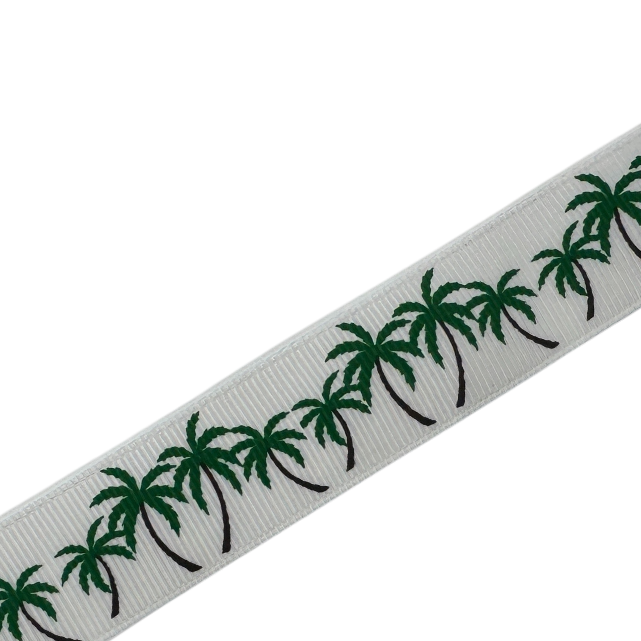 Palm Trees White Interchangeable Visor Band – Visor Versa